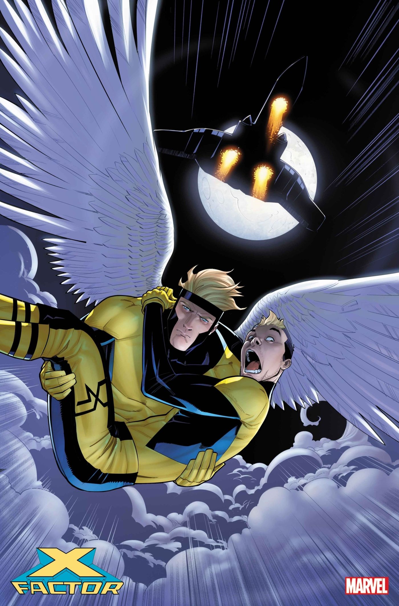 Archangel X Men Flying