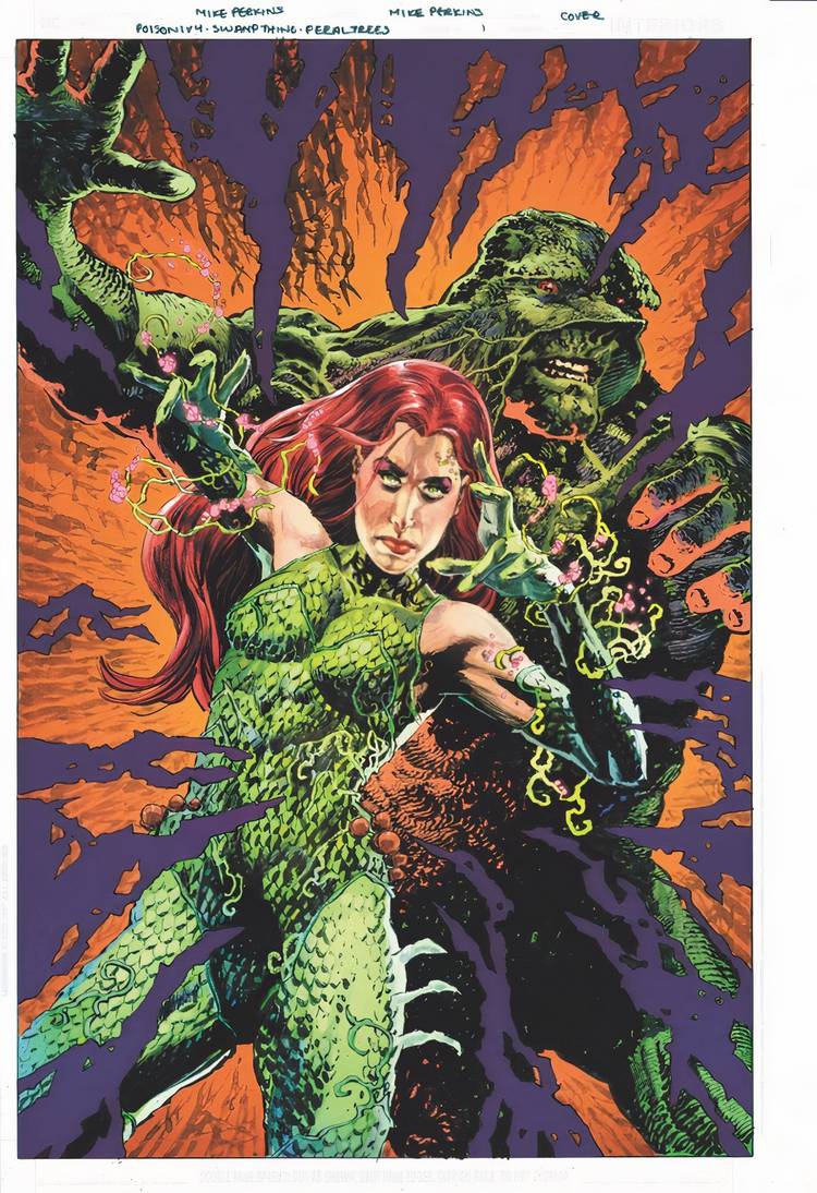 Poison Ivy Debuts a Totally Different Costume Perfect for a Swamp Thing ...