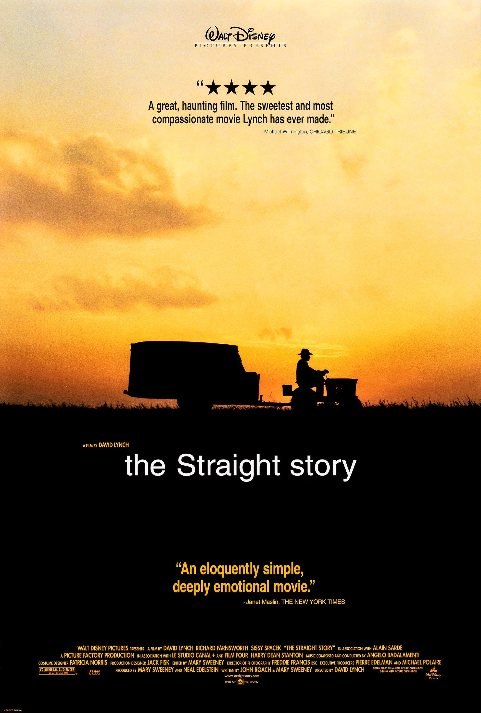 The Straight Story Summary, Trailer, Cast, Where to Watch and More