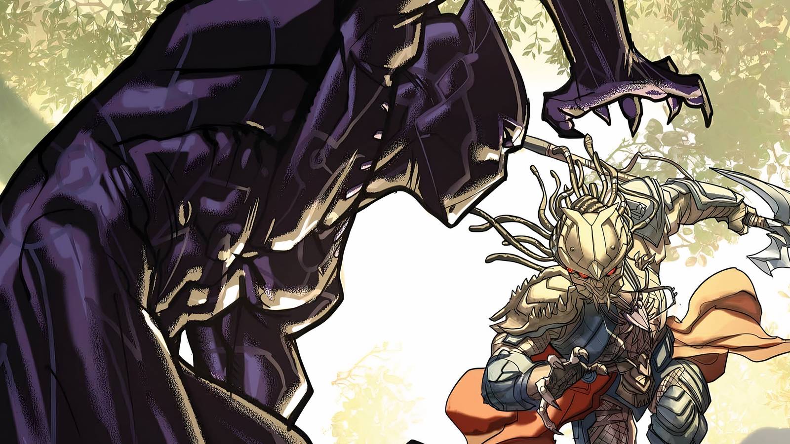 PREDATOR VS. BLACK PANTHER First Look Pits T'Challa Against an Army of ...