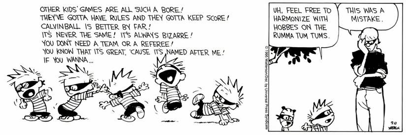 Calvin and Hobbes: 10 Calvinball Comics That Make Us Actually Want To Play