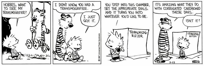 10 Funniest Calvin and Hobbes Comics Starring Calvin's Imaginary Inventions