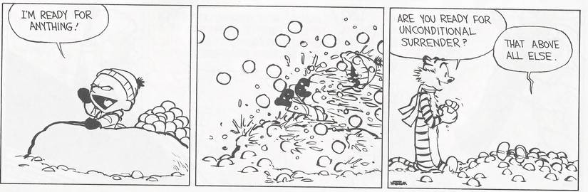 10 Most Epic Calvin and Hobbes Snowball Fights in Comic History