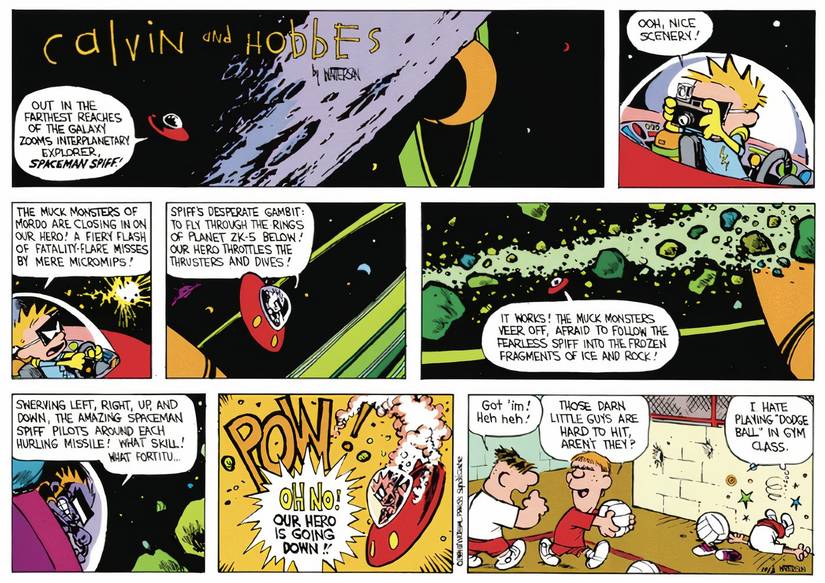 Calvin and Hobbes' 10 Best Spaceman Spiff Comics