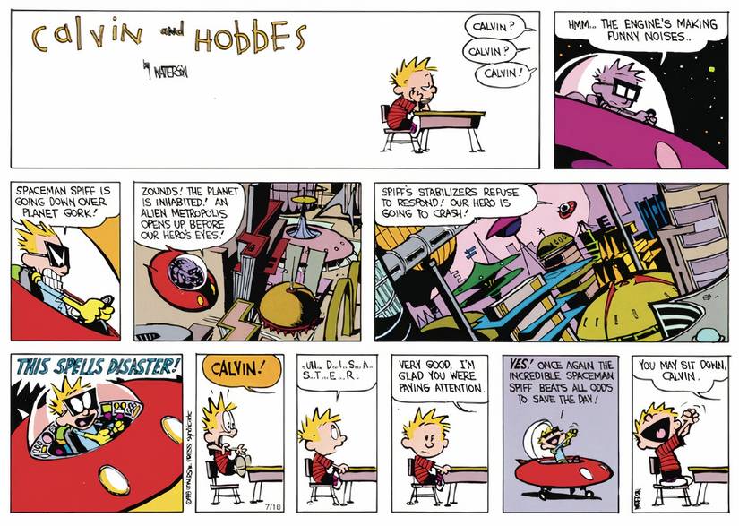 Calvin and Hobbes' 10 Best Spaceman Spiff Comics