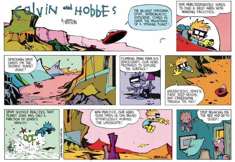 Calvin and Hobbes' 10 Best Spaceman Spiff Comics