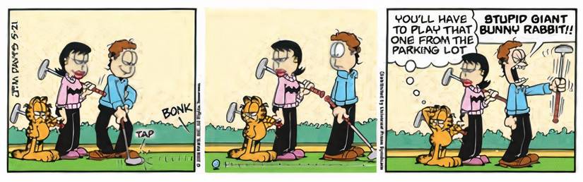 10 Funniest Garfield Comics About Golf