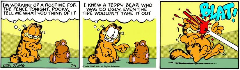 10 Greatest Garfield Comics Featuring Pooky the Teddy Bear