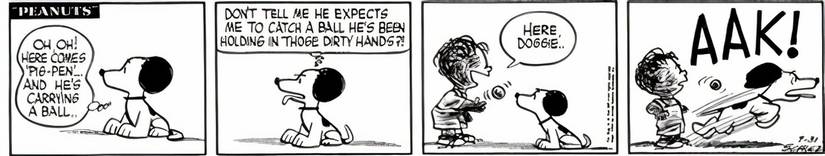 Peanuts' Pig-Pen Just Turned 70 - 10 Hilarious Comic from His First Month