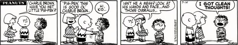 Peanuts' Pig-Pen Just Turned 70 - 10 Hilarious Comic from His First Month