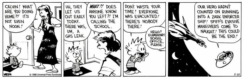 15 Best Calvin and Hobbes Strips About School (and Homework)