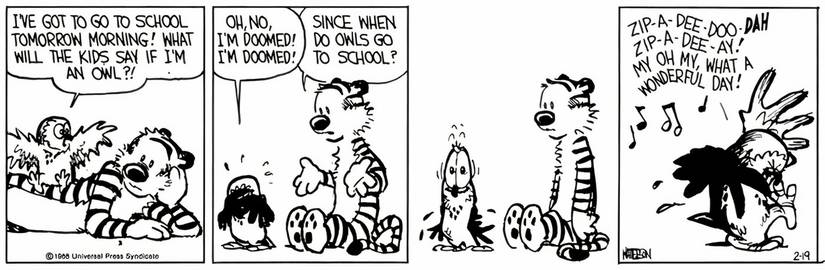 15 Best Calvin and Hobbes Strips About School (and Homework)