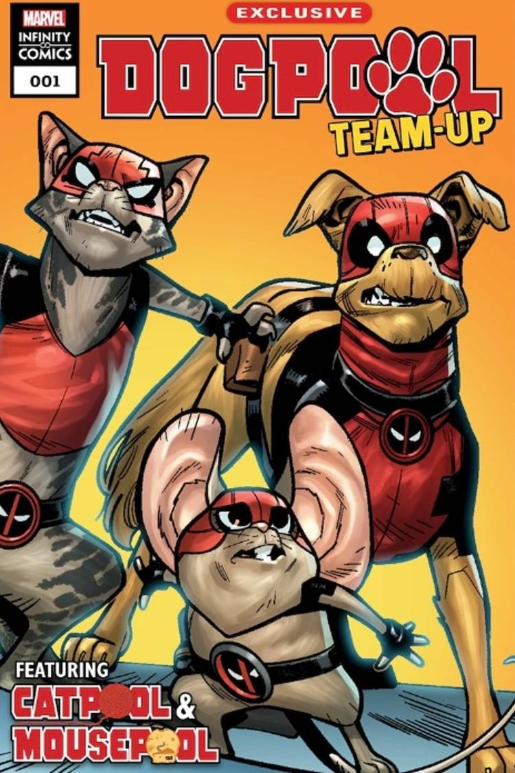 Deadpool's Pet Variants Get Their Own Series, As Dogpool, Catpool ...