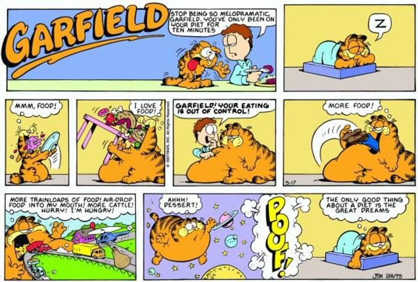 10 Funniest Garfield Comics About Dieting