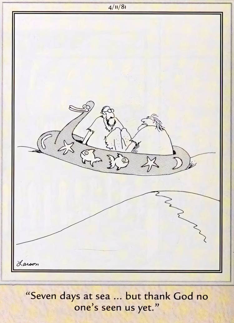 10 Hilarious Far Side Comics Where Characters Are Lost At Sea (From the ...