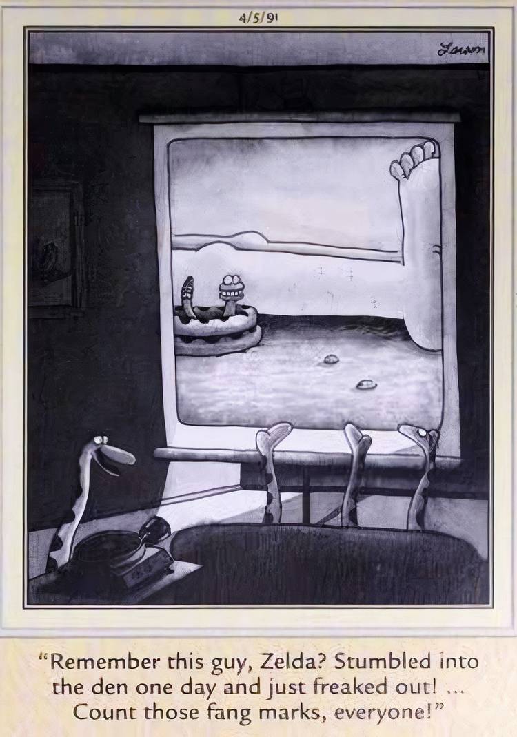 10 Hilarious Far Side Comics Featuring Absurd Vacation Photos