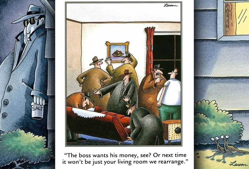 Far Side's Gary Larson Rewrites the World's Most Famous Joke in These ...