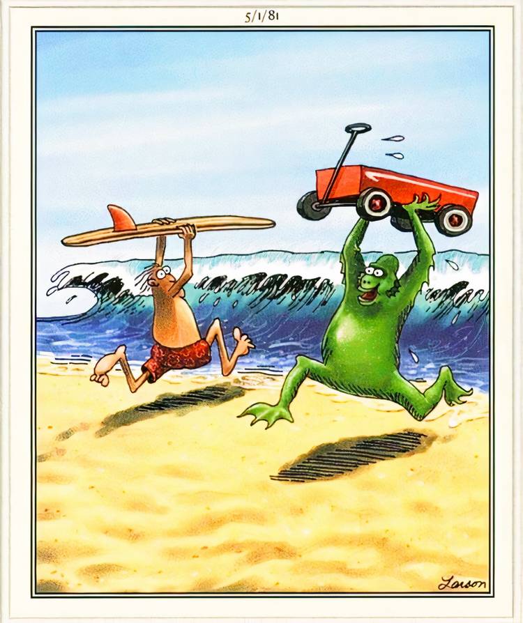 10 Funniest Far Side Comics At The Beach