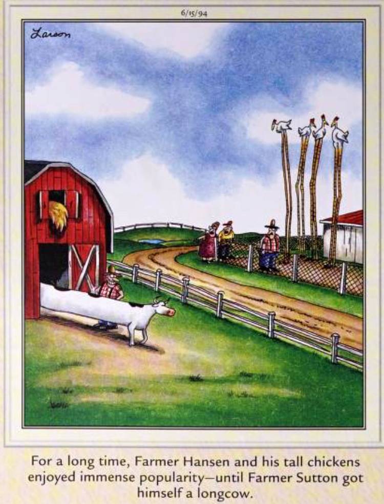 The Far Side's First 5 Cow Comics & Last 5 Cow Comics (And How Gary ...