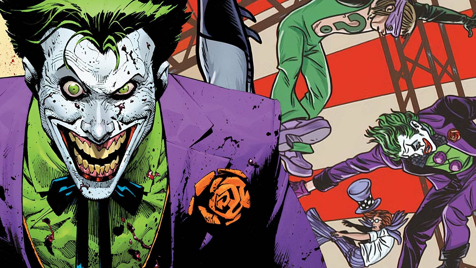 Joker Leads Gotham's Most Iconic Villains in Mass 70s-Inspired Redesign