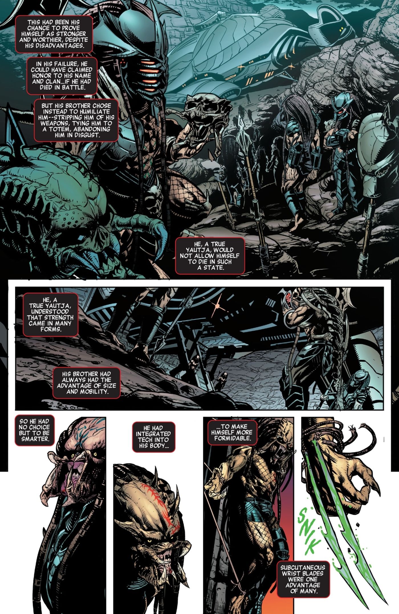 Yautja Weapons It's A Battle For The Ages In 'Predator Vs. Wolverine'