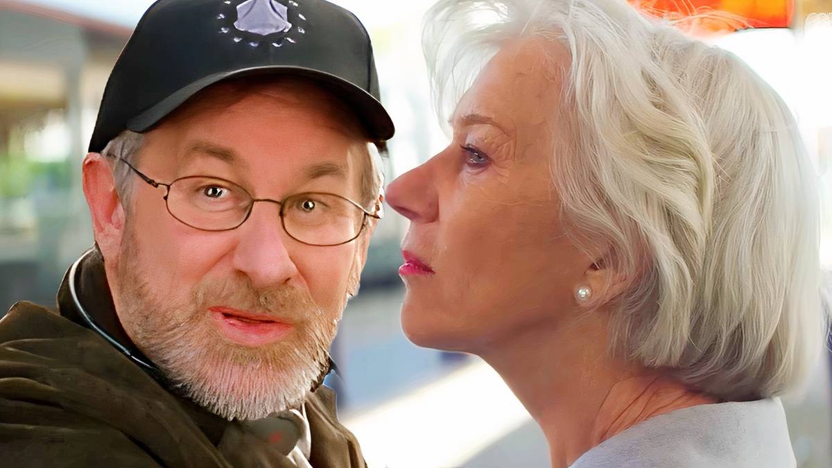 Steven Spielberg Visits Set Of Pierce Brosnan & Helen Mirren's Netflix ...