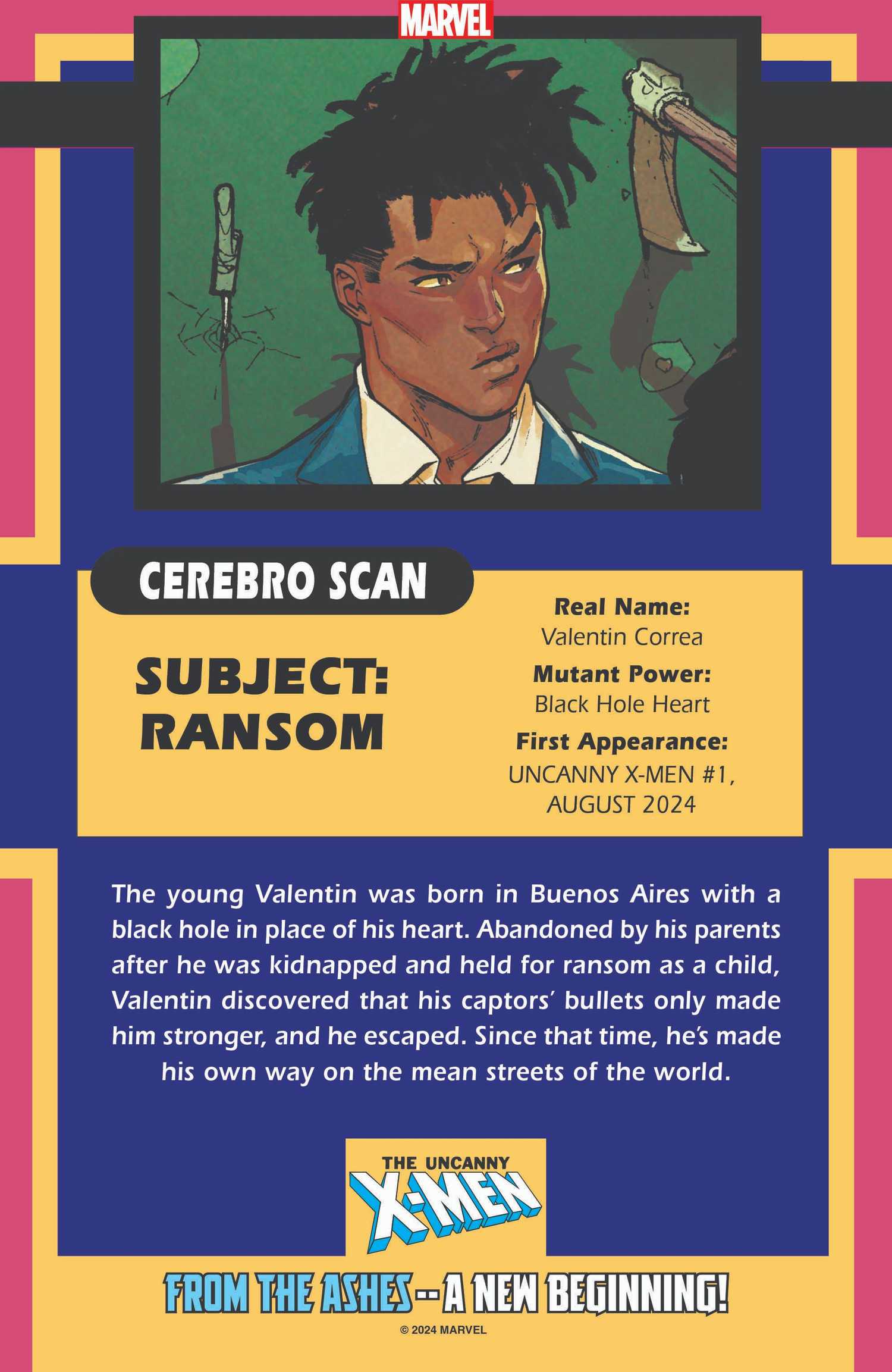 X-Men Reveals Official Origins of 2024's New Class of Mutants (Their ...