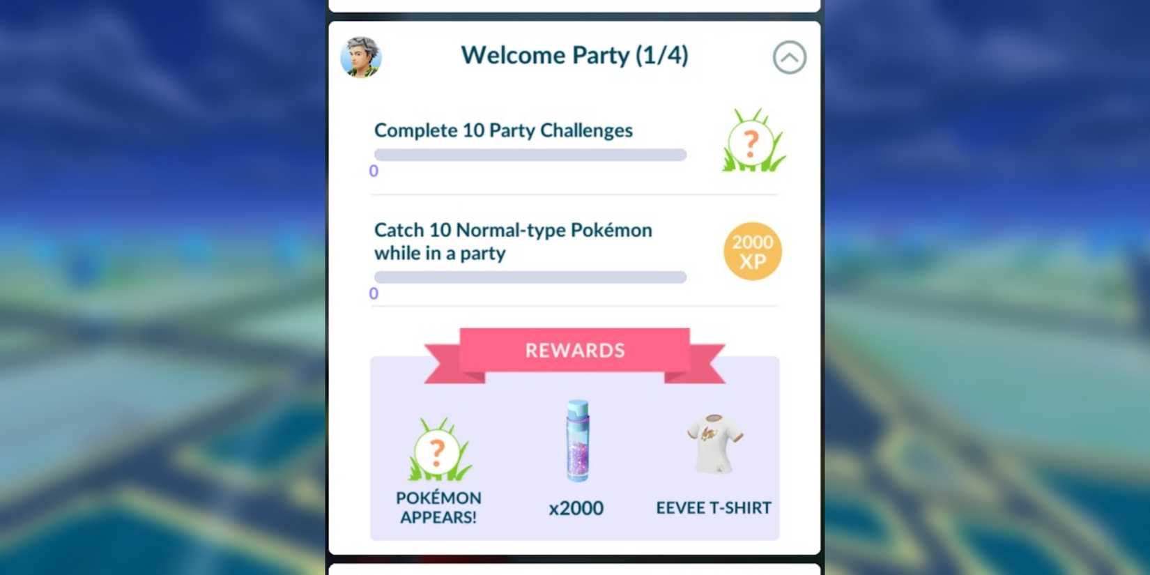 Welcome Party Pokémon GO: Special Research Steps & Rewards