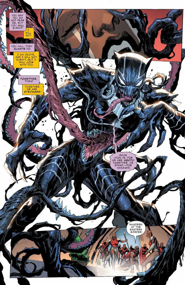 New Venomized Black Panther Puts Disturbing Twist on the Symbiote's ...