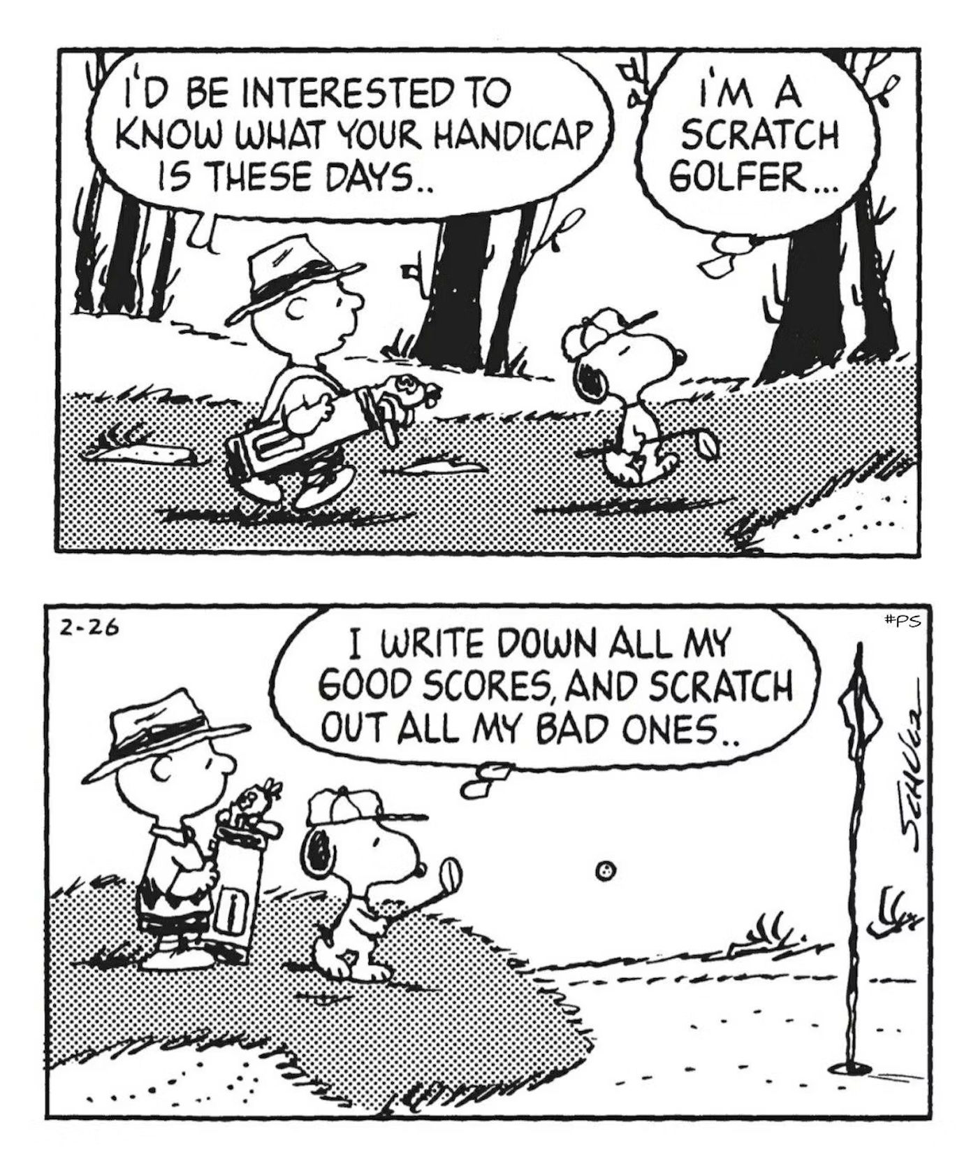 10 Funniest Peanuts Comics About Golf