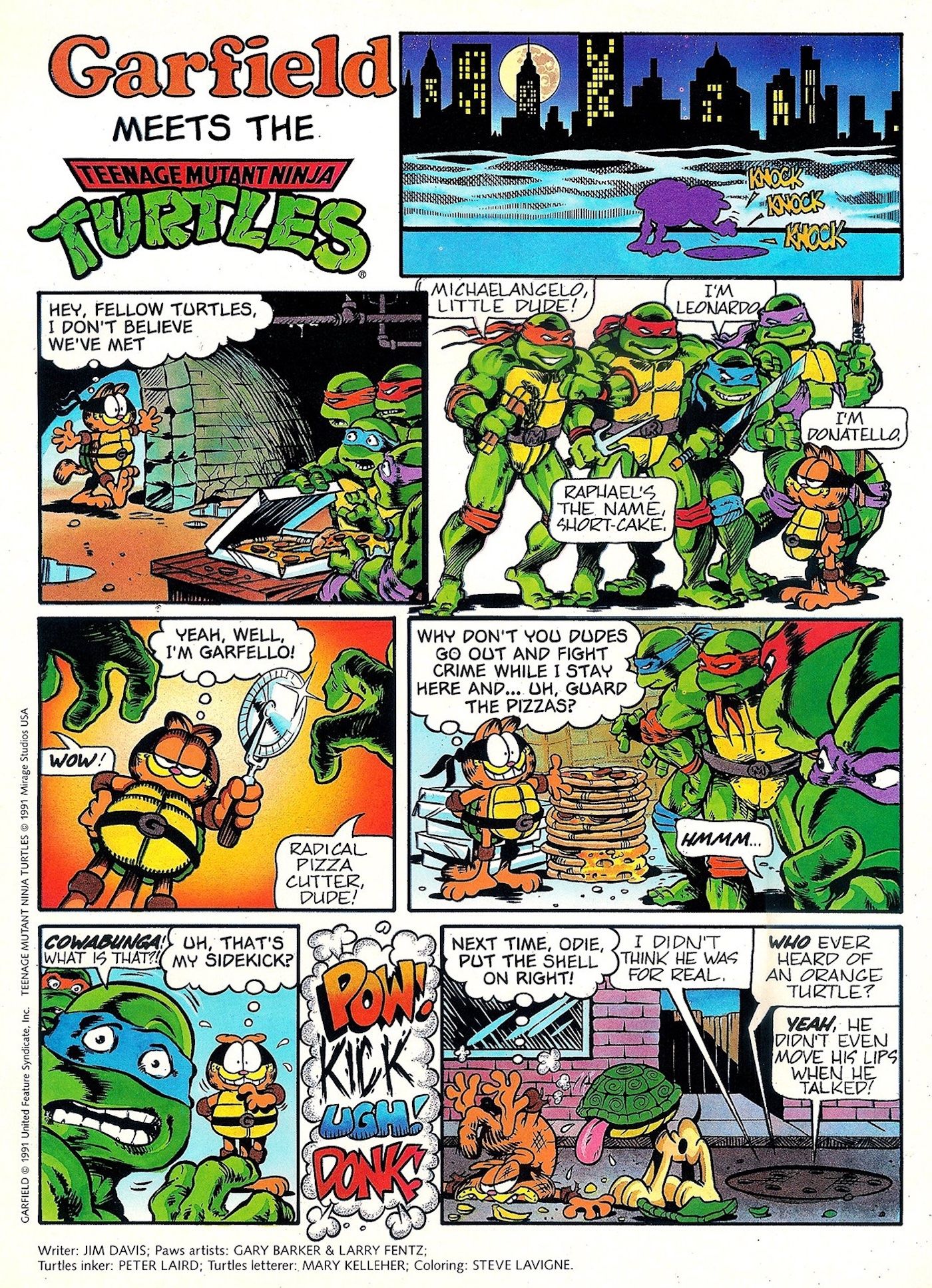 10 Times Garfield Crossed Universes With Other Beloved Comic Strips