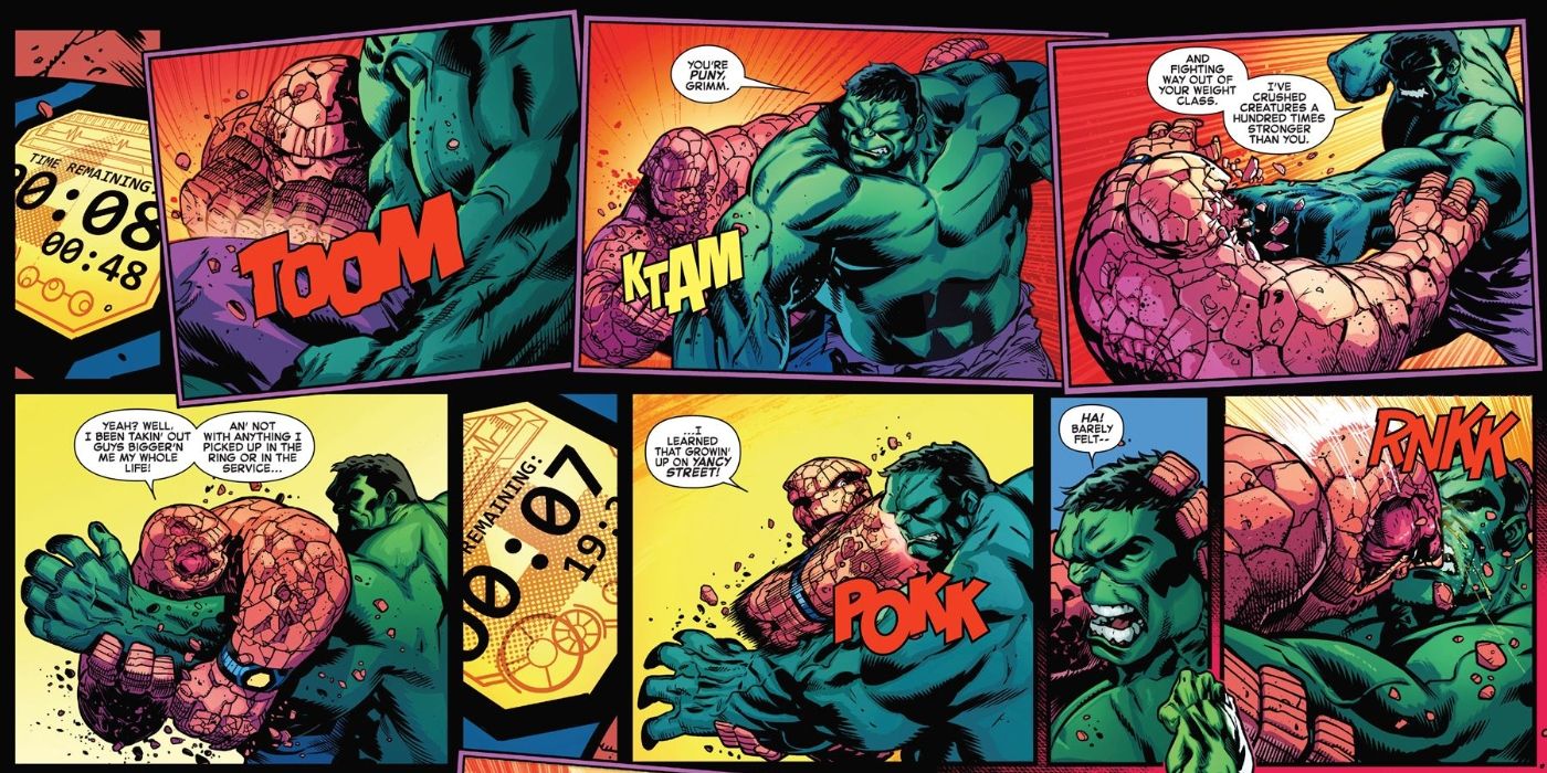 Pelea Completa De Hulk Vs Thing