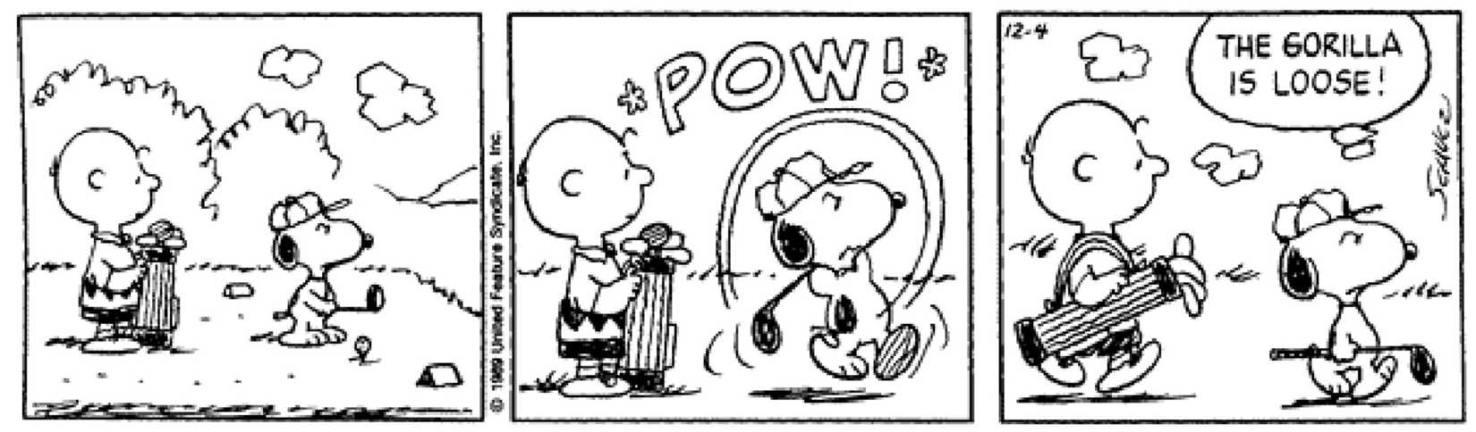 10 Funniest Peanuts Comics About Golf