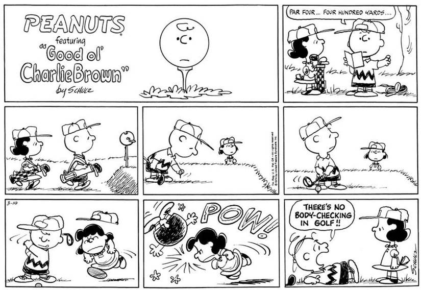 10 Funniest Peanuts Comics About Golf