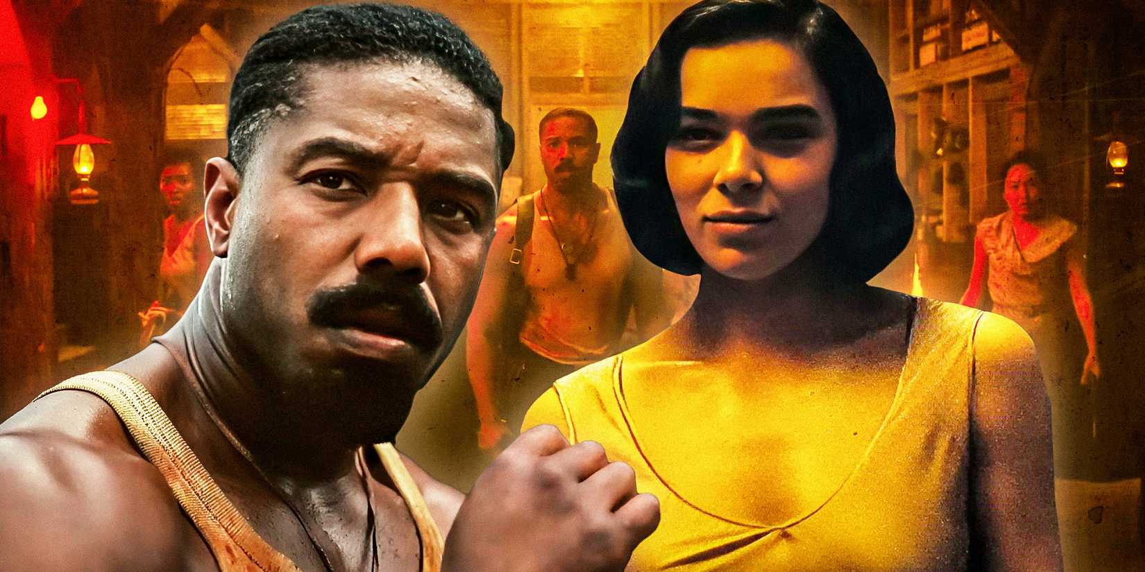 Michael B Jordan with a Tommy Gun from Sinners with George Clooney in ...