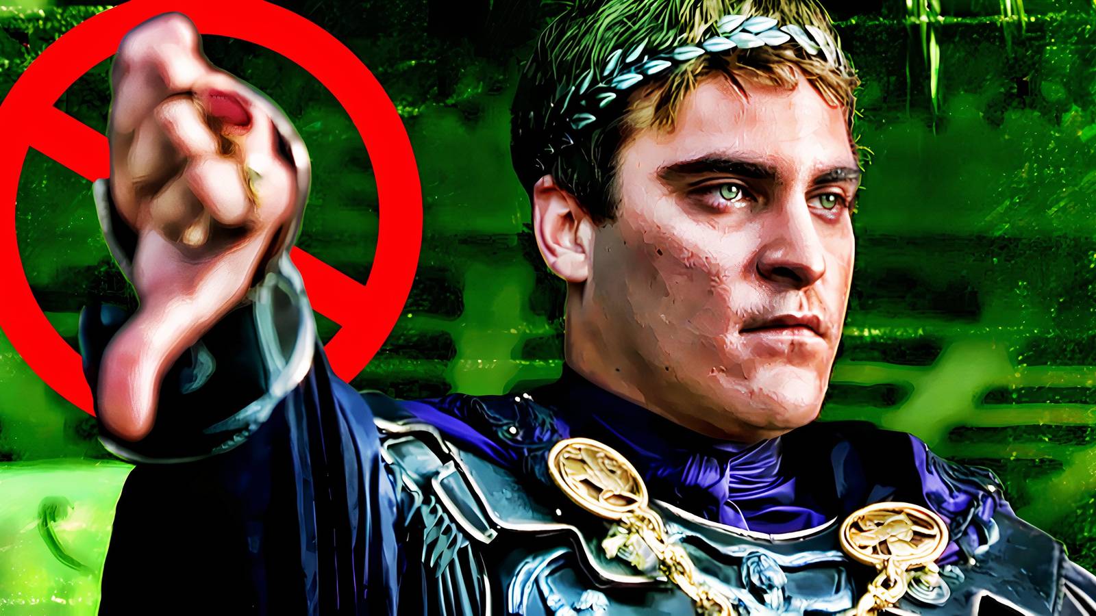 Joaquin Phoenix’s Signature “Thumbs Down” Move In Gladiator Is ...