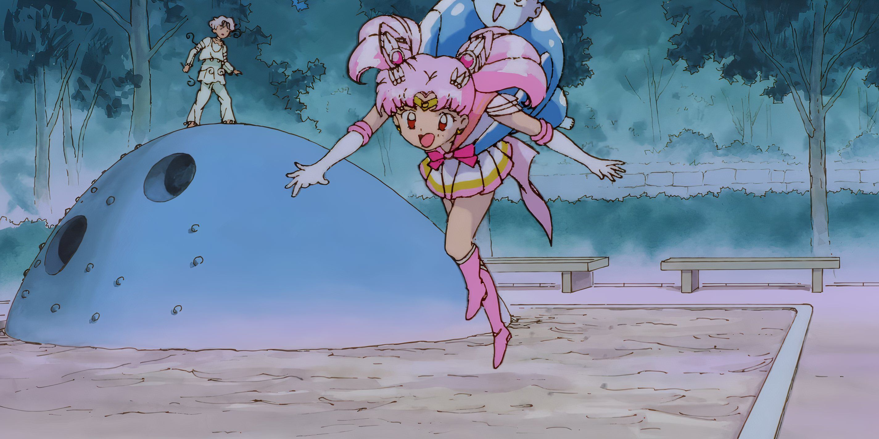 Sailor Moon Sailor Mini Moon Transformatie Sailor Moon Crisis Moon