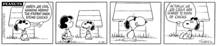 Snoopy's "Joe Cool" Alter-Ego From Peanuts, First Appearance & Funniest ...