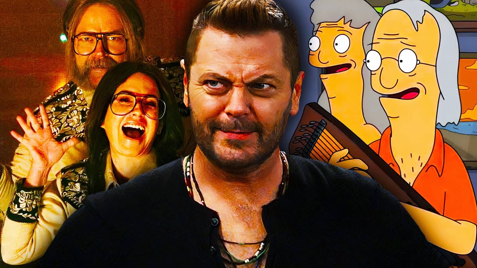 7 Times Real-Life Couple Nick Offerman & Megan Mullally Played Onscreen ...