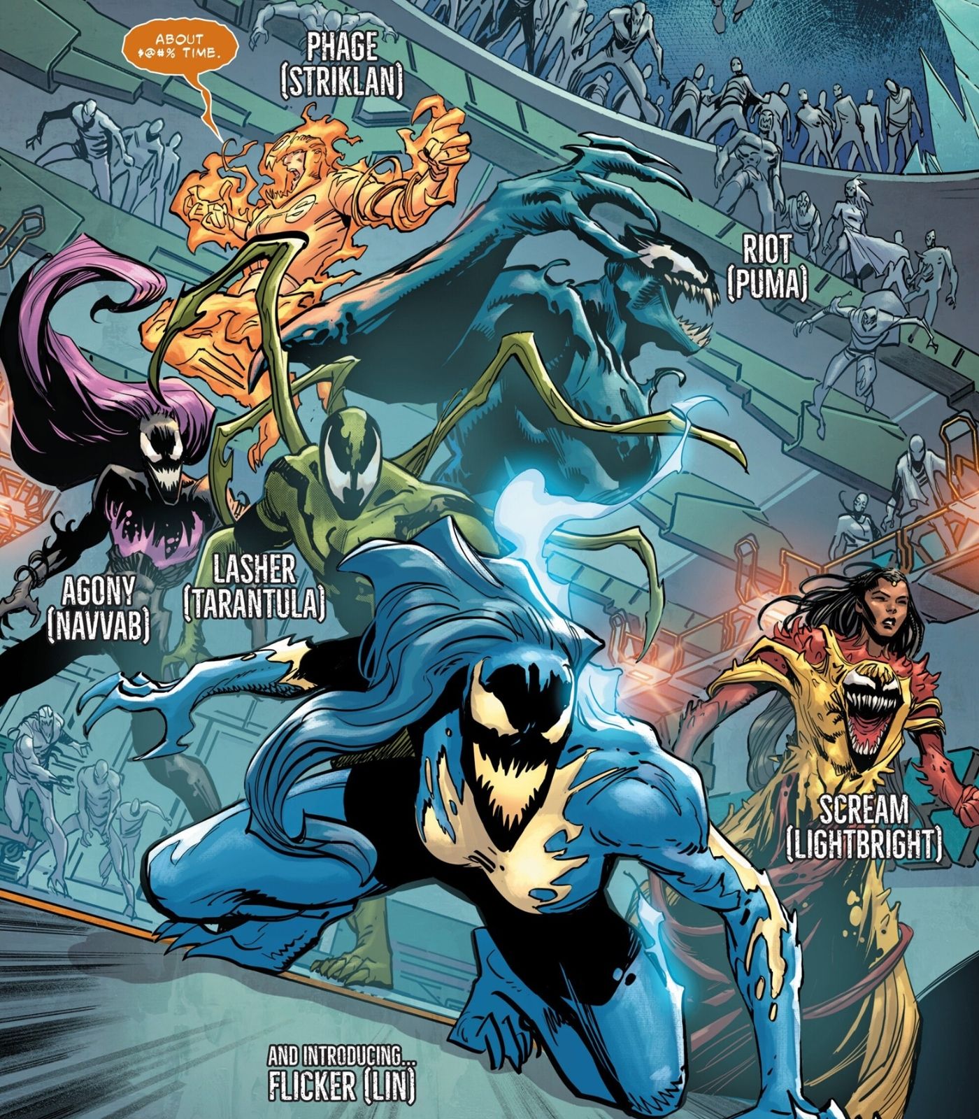 Symbiote Frith Venom Marvel's Wild New Symbiote Team Give Venom Lore