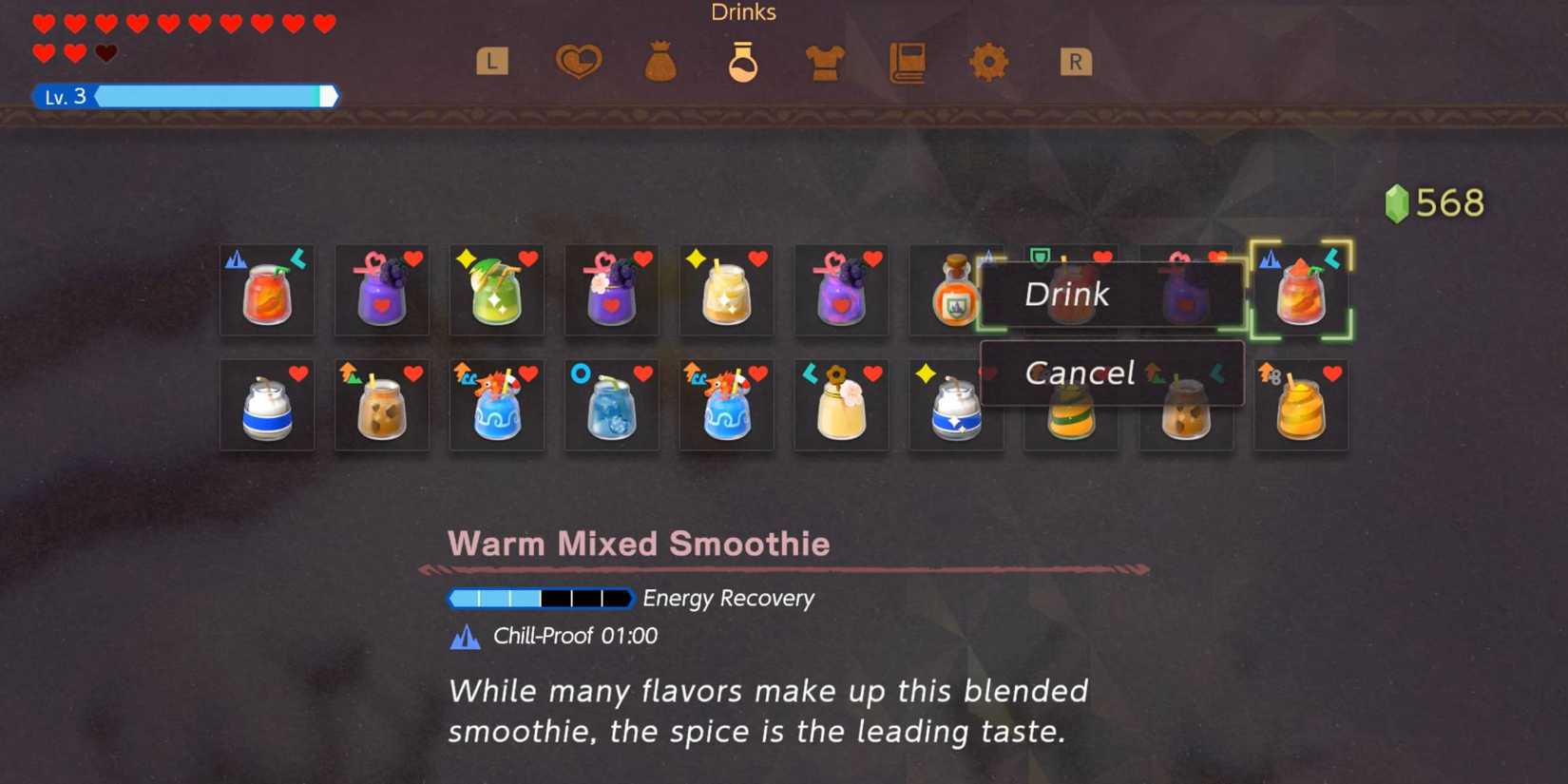 The Legend of Zelda: Echoes of Wisdom - 10 Best Smoothie Recipes