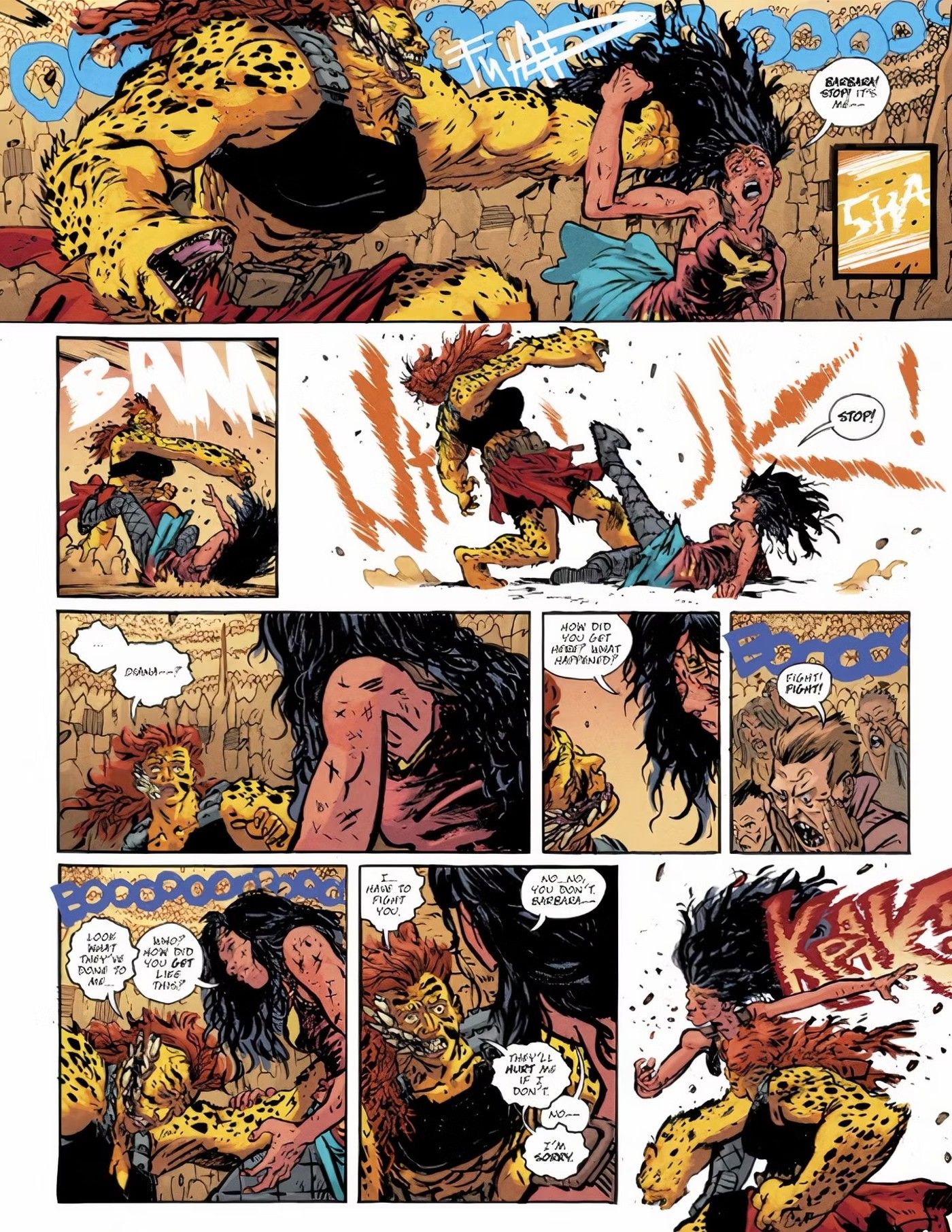 Wonder Woman & Cheetah's Final, Post-Apocalyptic Fight Proves They're ...