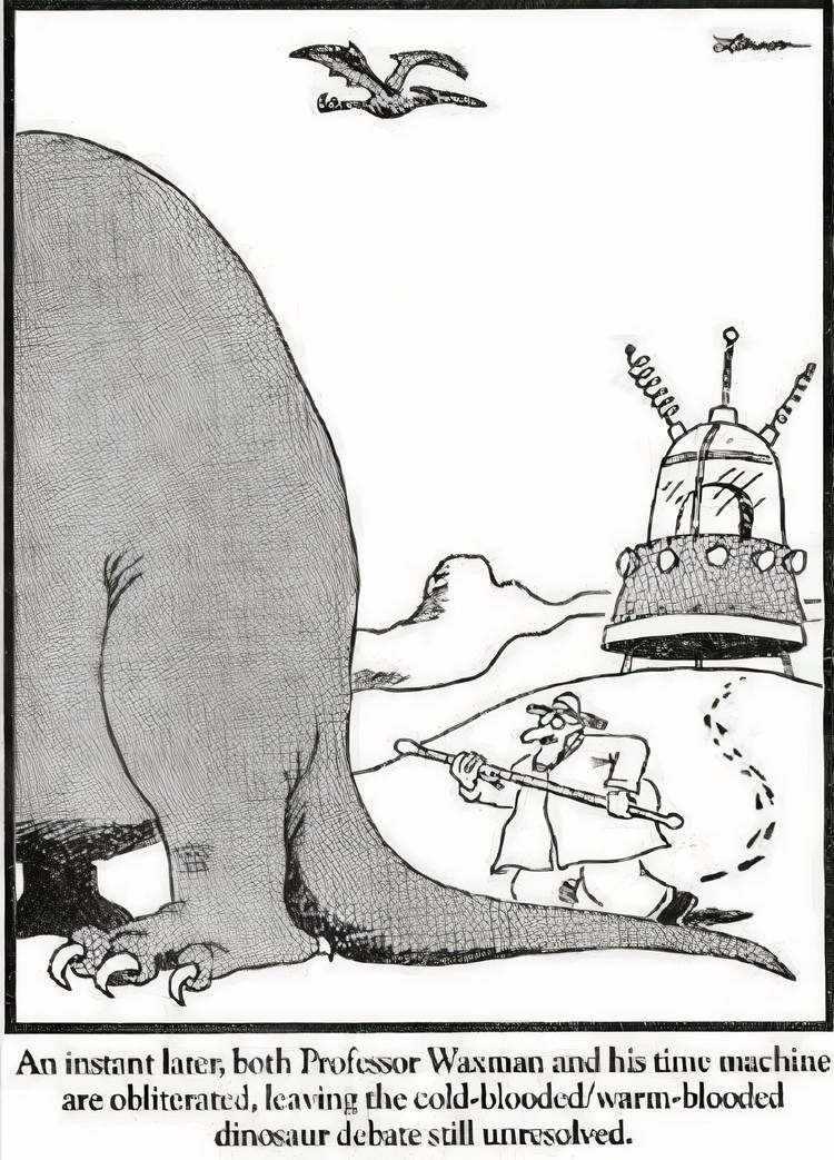 10 Funniest Far Side Comics Where Dinosaurs Take The Spotlight