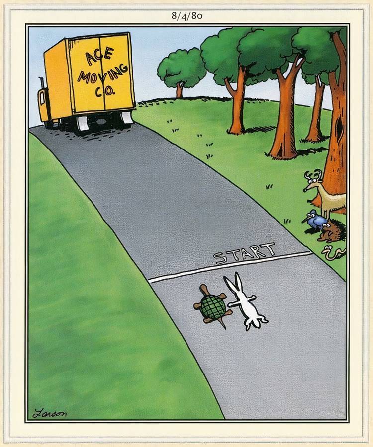 10 Funniest Far Side Comics Starring Rabbits & Moles