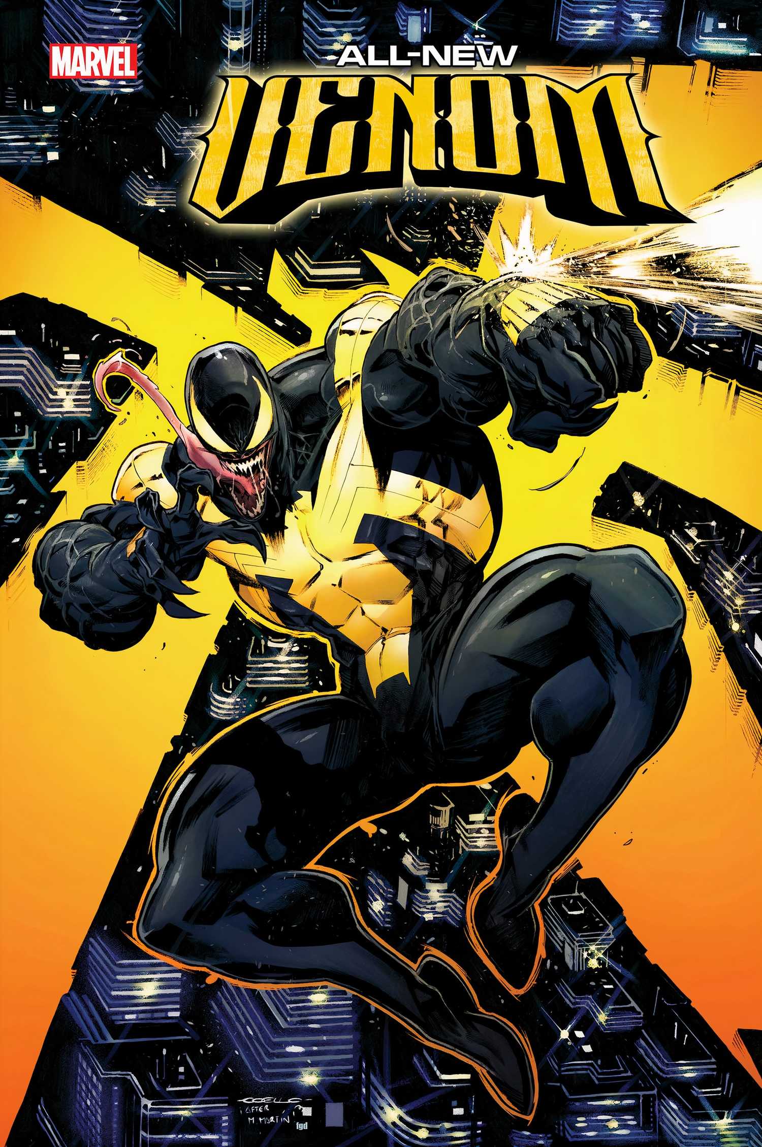Marvel's New Venom Form Shows Off Its Gold Design in Official Cover Art
