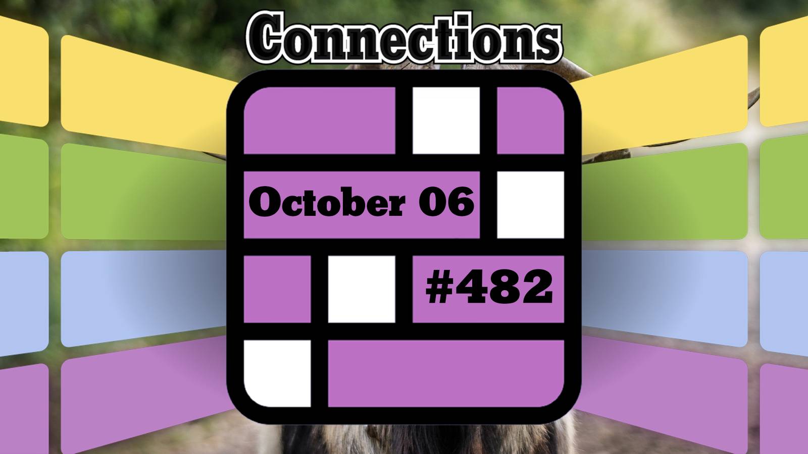 Today's Connections Hints & Answers For October 6, 2024 (Puzzle #482)