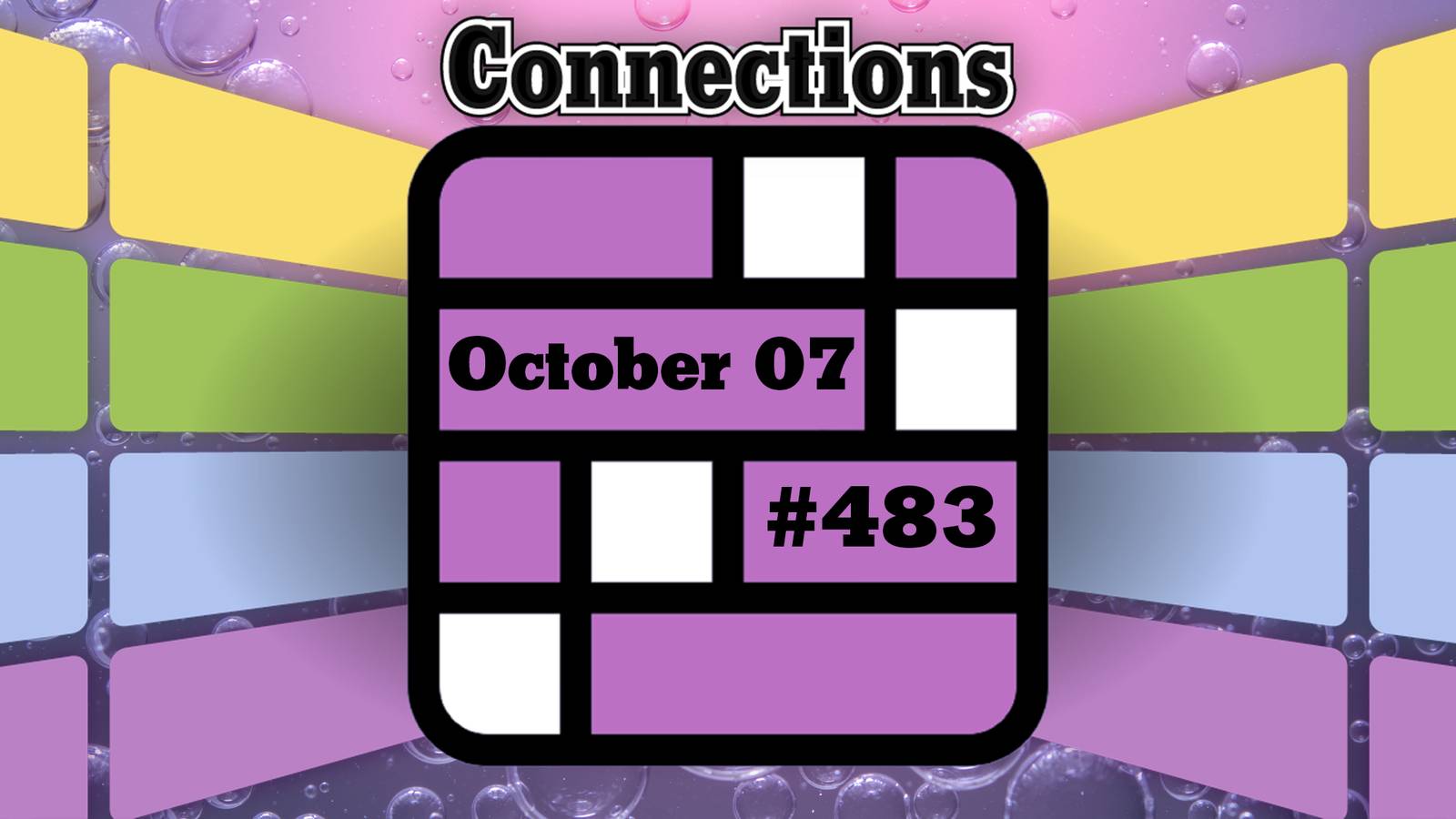 Today's Connections Hints & Answers For October 7, 2024 (Puzzle #483)