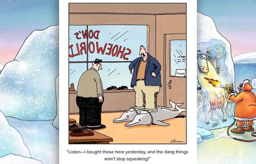 10 Funniest Far Side Comics Starring Dolphins & Whales