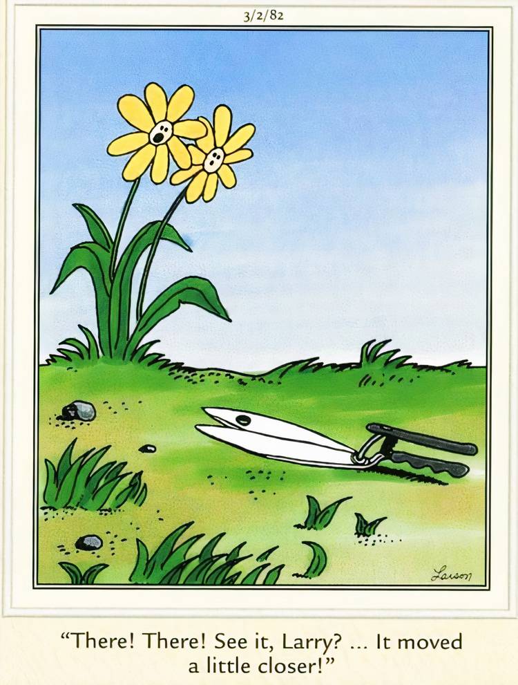 10 Hilarious Far Side Comics About Flowers & Other Plants