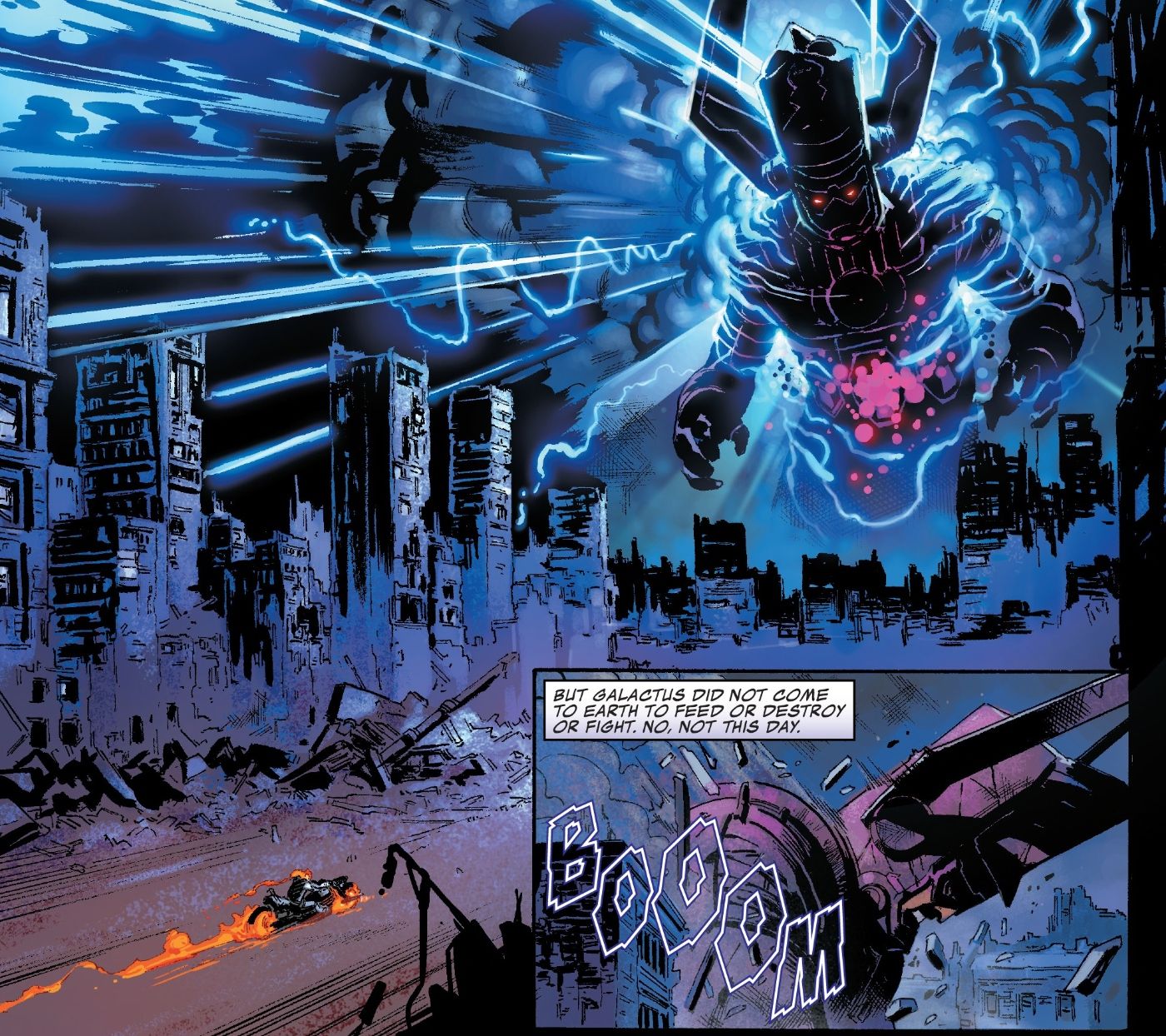 El Motorista Fantasma Contra Galactus Galactus Is Going To Become